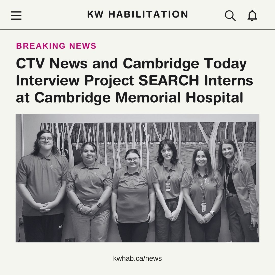 CTV News and Cambridge Today Interview Project SEARCH Interns at ...
